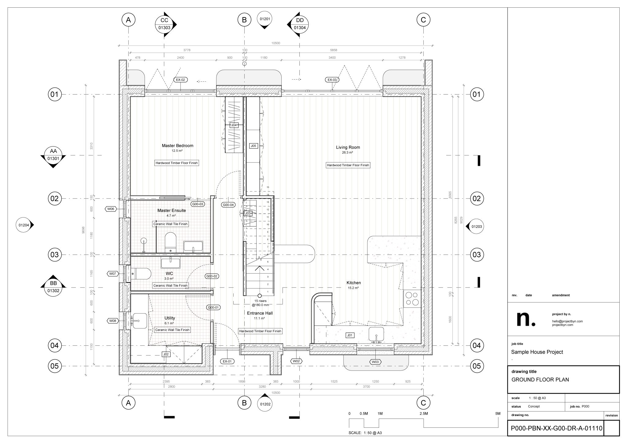 SAMPLE REVIT PROJECT - Project by n.