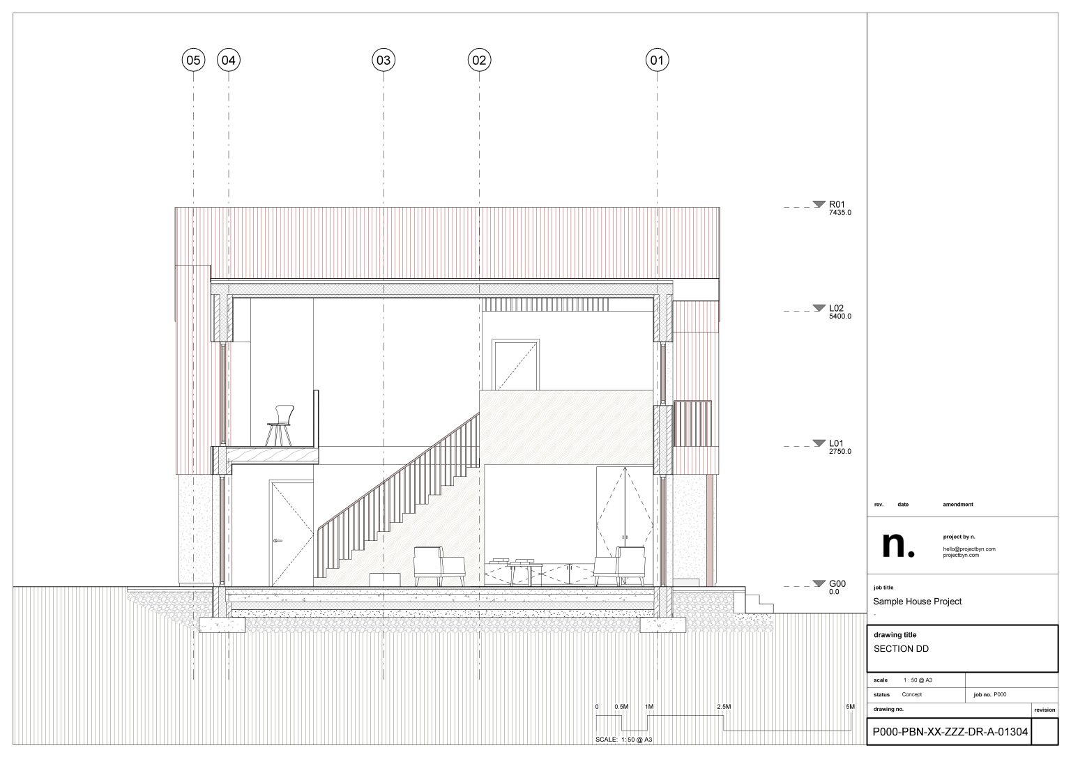SAMPLE REVIT PROJECT - Project by n.