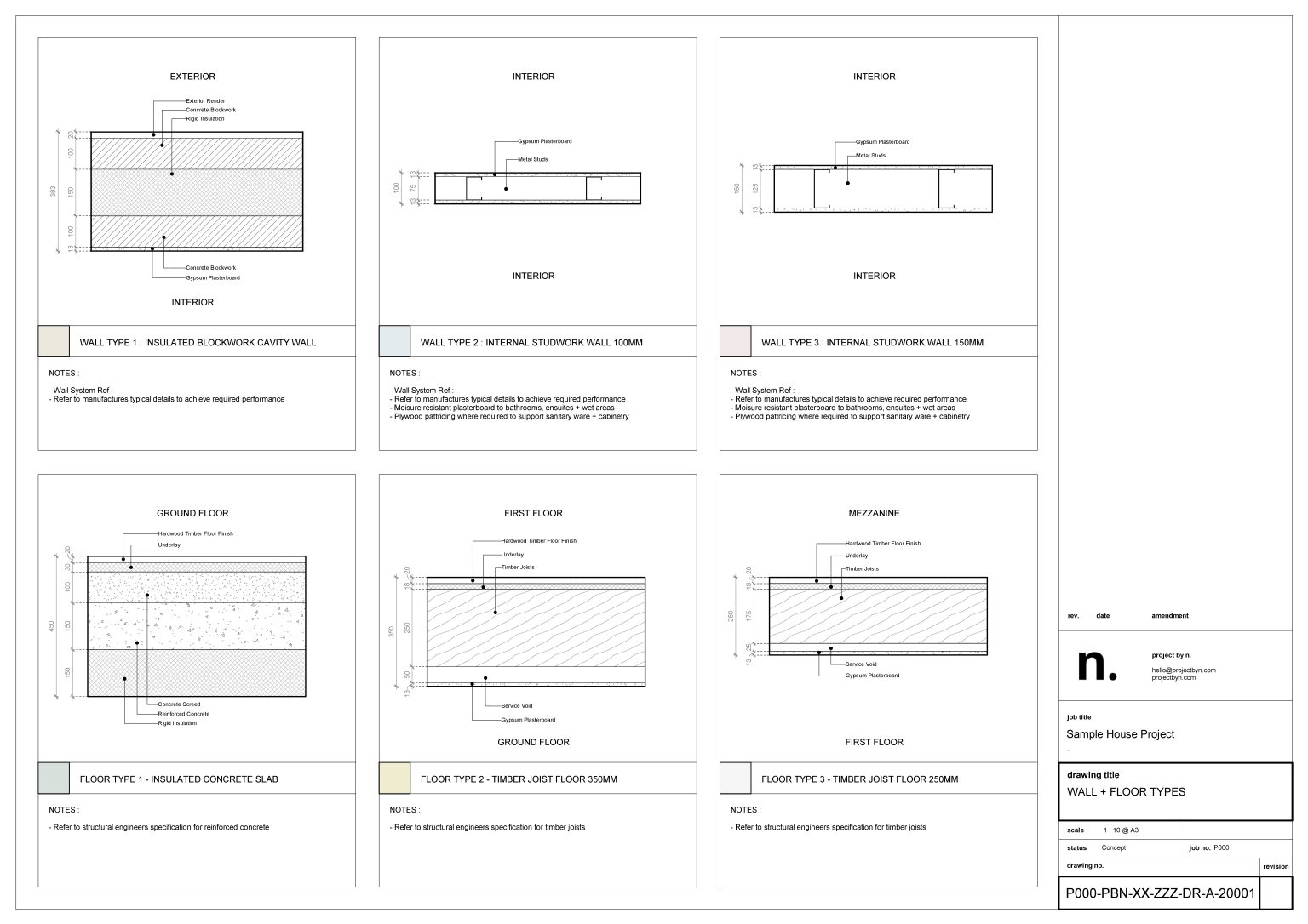 SAMPLE REVIT PROJECT - Project by n.
