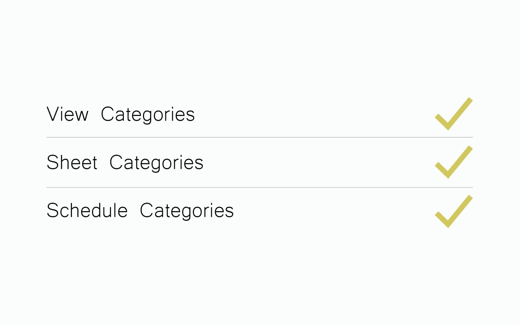 Revit Template Checklist - Project by n.